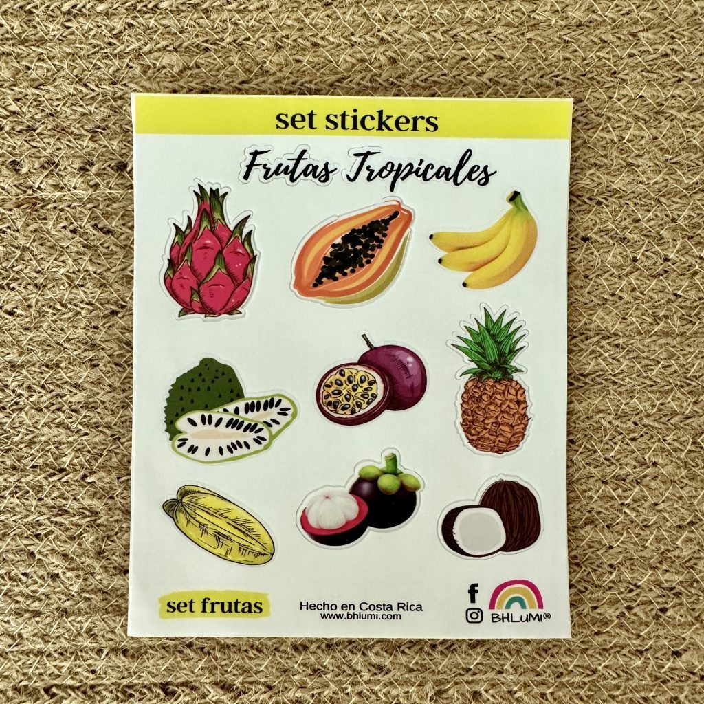 Set de sticker frutas - Bhlumi Gift shop