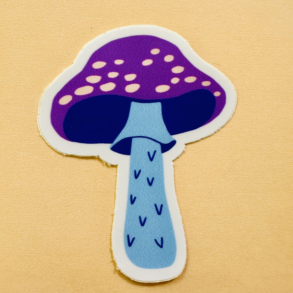 Sticker blue Hongo - Bhlumi Gift shop