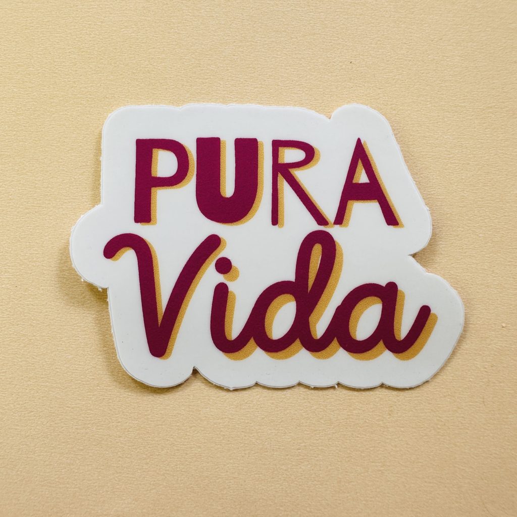Sticker Pura Vida - Bhlumi Gift shop